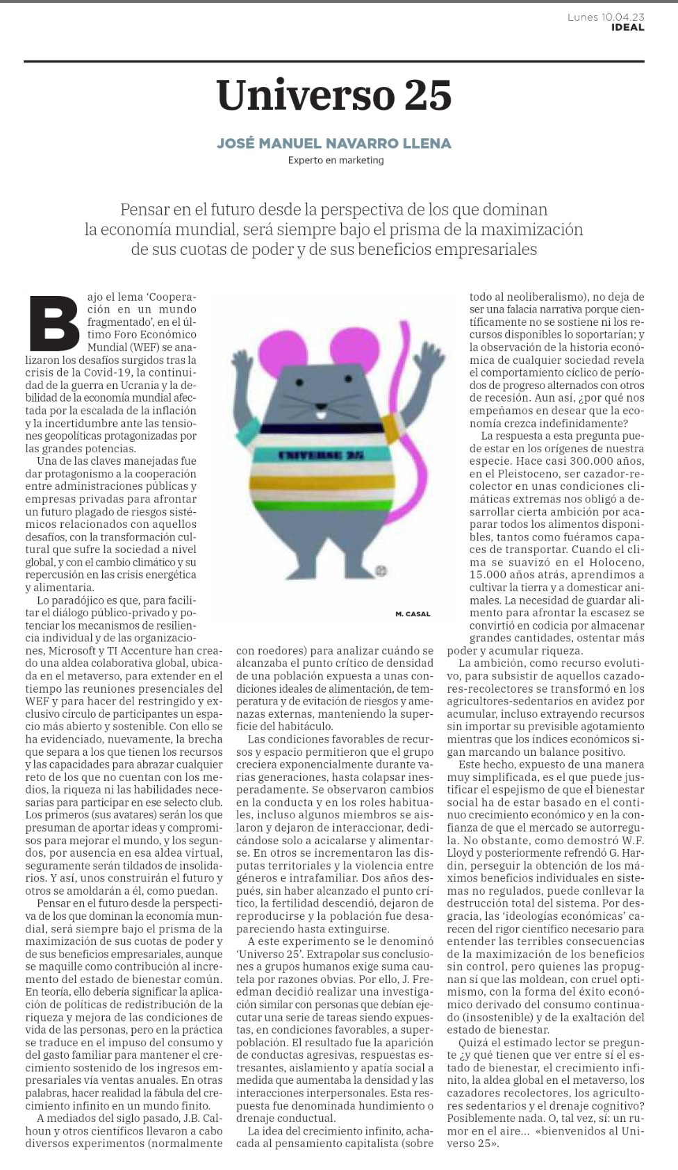 Universo 25 – entreLíneas