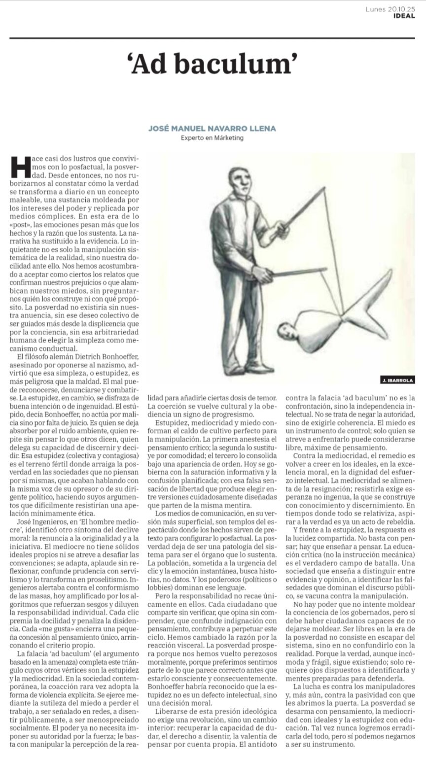 Ad baculum – entreLíneas